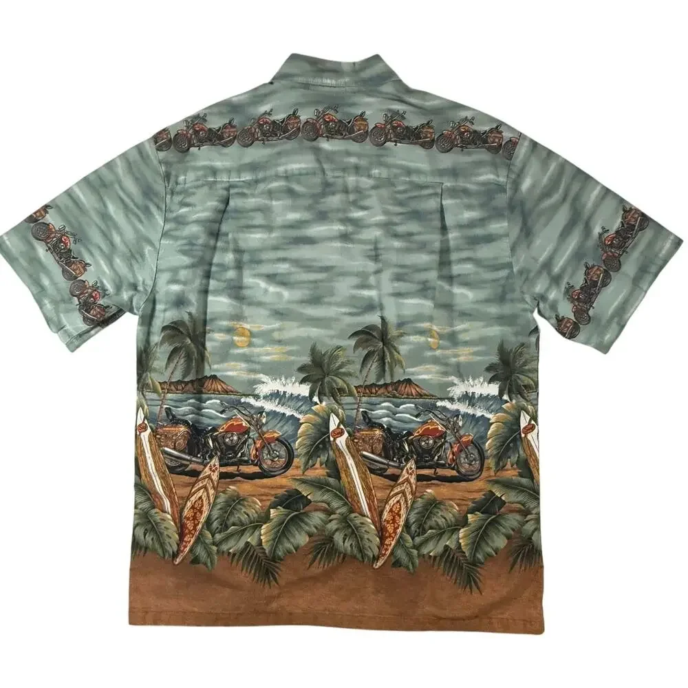 Ky’S | Shirts | Vintage 9s Kys Hawaiian Button Down Shirt Mens Large ...